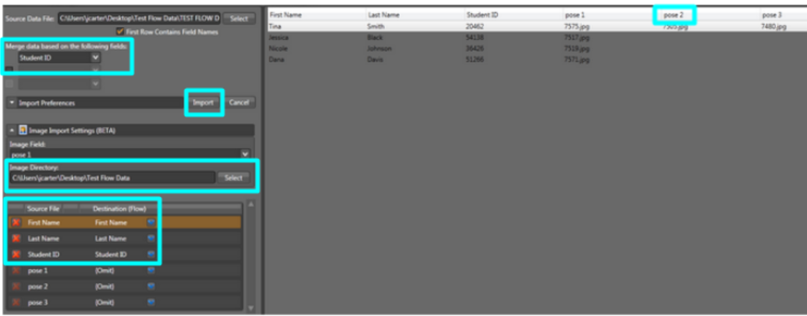 How To Import Multiple Poses If Your Spreadsheet Contains The Filenames