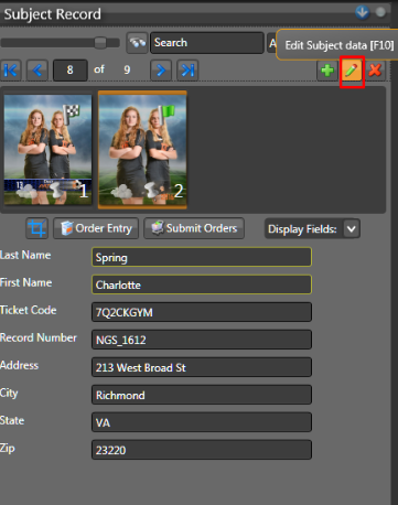 How to Edit Subject Data