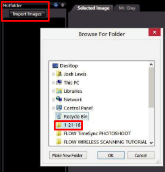FLOW Wireless Scanning Workflow (Opticon Scanner)