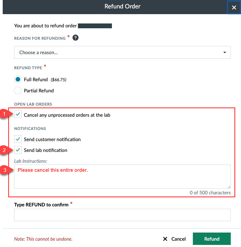 Workflow (formerly known as Blueprint): Refunding and Canceling an Order
